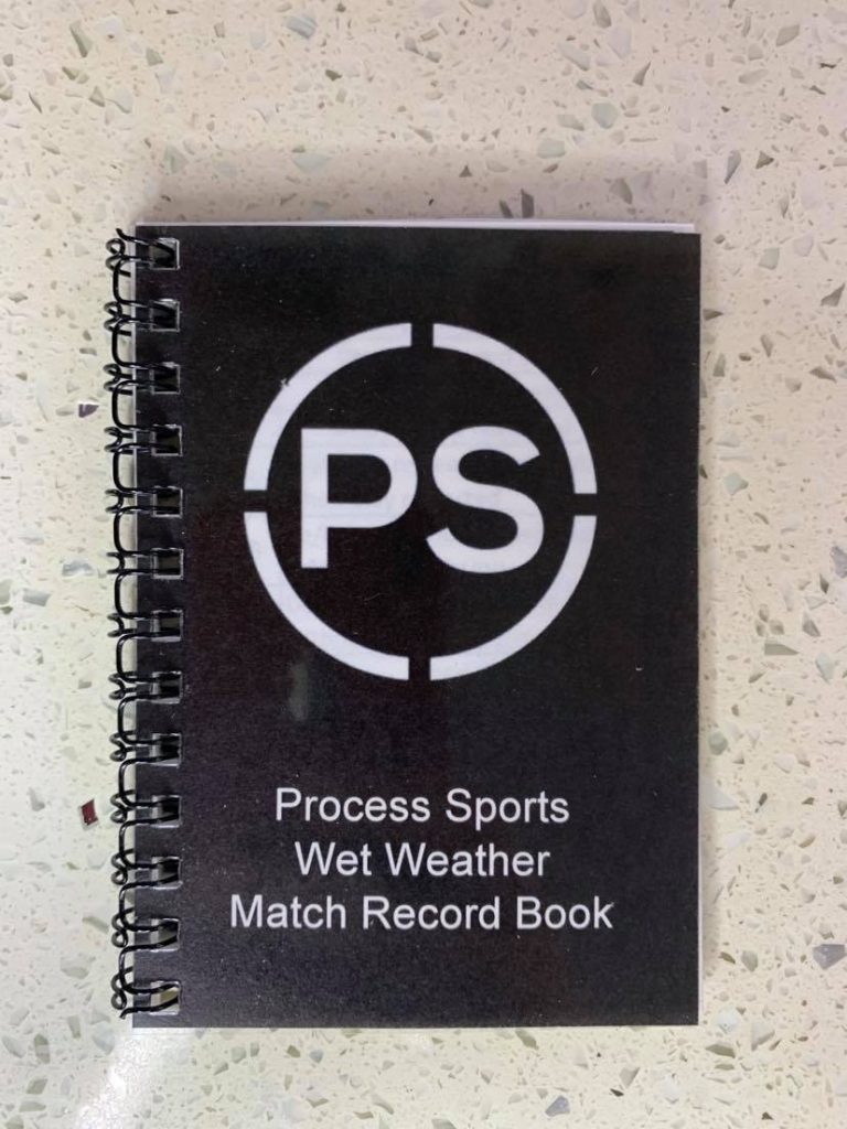 Process Sports Wet Weather Match Record Book - Process Sports